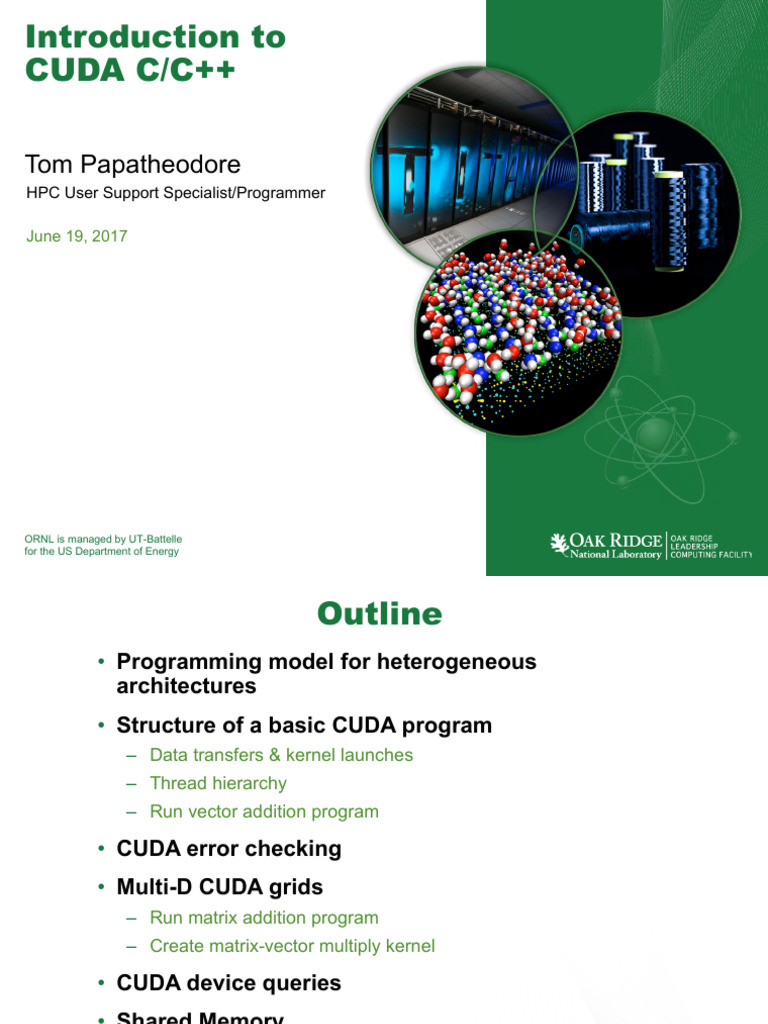 Intro To CUDA | Download Free PDF | C (Programming Language) | Graphics Processing Unit