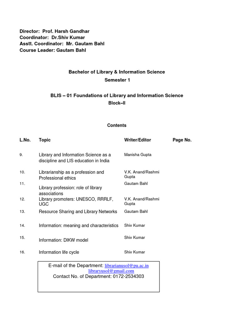 Blis 01block2lesson9 162022 23 | PDF | Information Science | Information