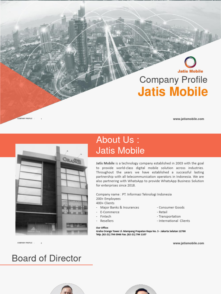 Company Profile Jatis Mobile Feb 22 | PDF | Computing | Service Industries