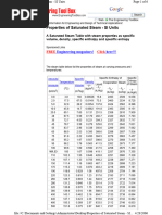 Steam Table Calculator - Dry Saturated Steam Line - Spirax Sarco | PDF ...