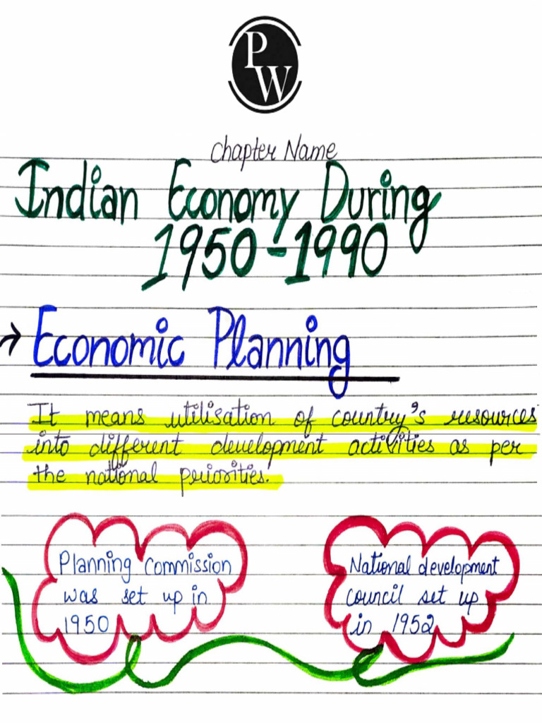 CH 2&3 (Indian Economy 1950-1990) | PDF