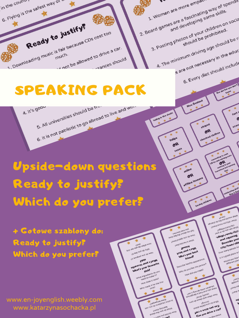 Speaking Pack | PDF