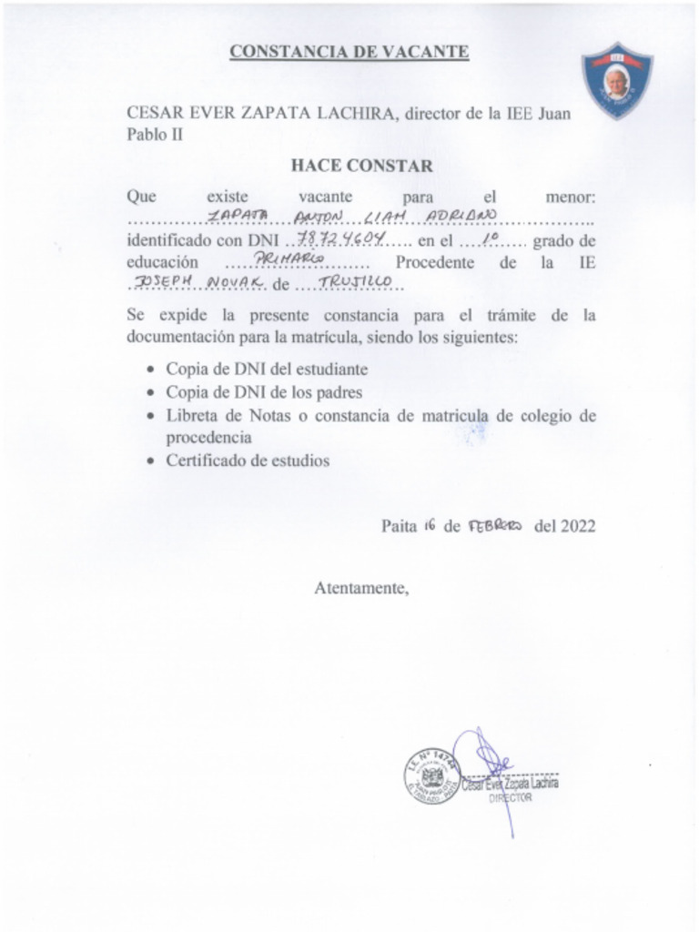 Constancia Liam | PDF