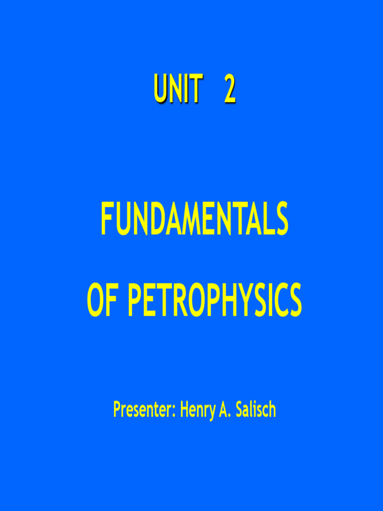 Fundamentals of Petrophysics | PDF | Applied And Interdisciplinary ...