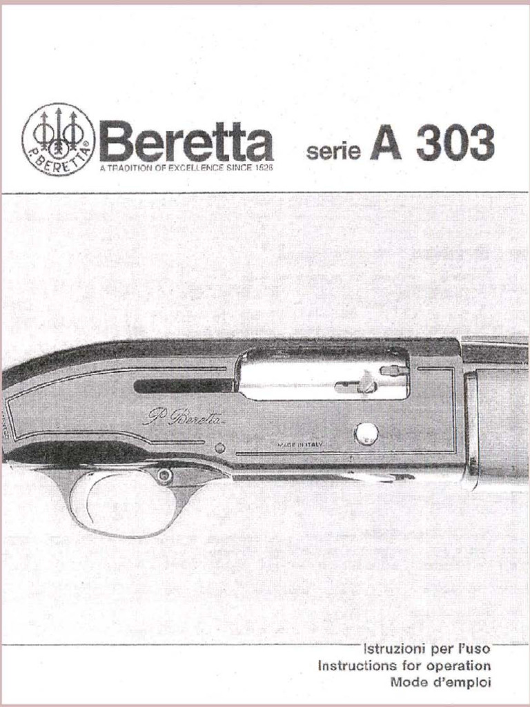 Beretta A303 | PDF
