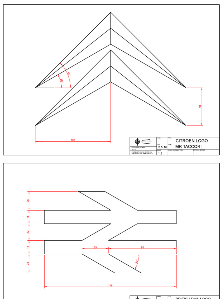 Autocad Drawing Folio-1 | PDF
