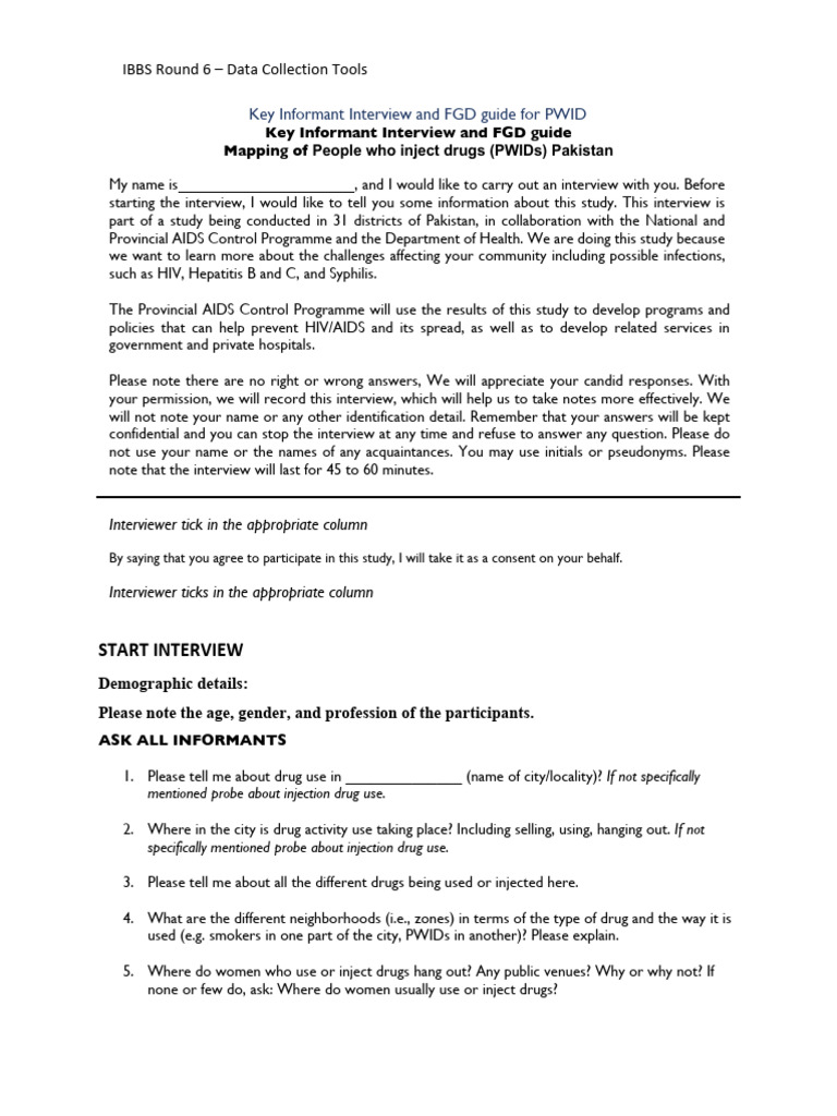 5-Questionnaire - IBBS R6 Tools For Mapping and PSE | Download Free PDF ...