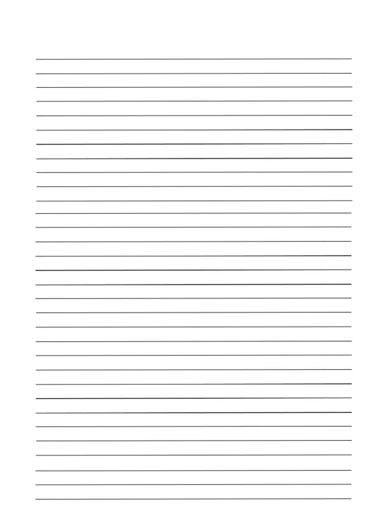 Hoja Rayada Completa | PDF