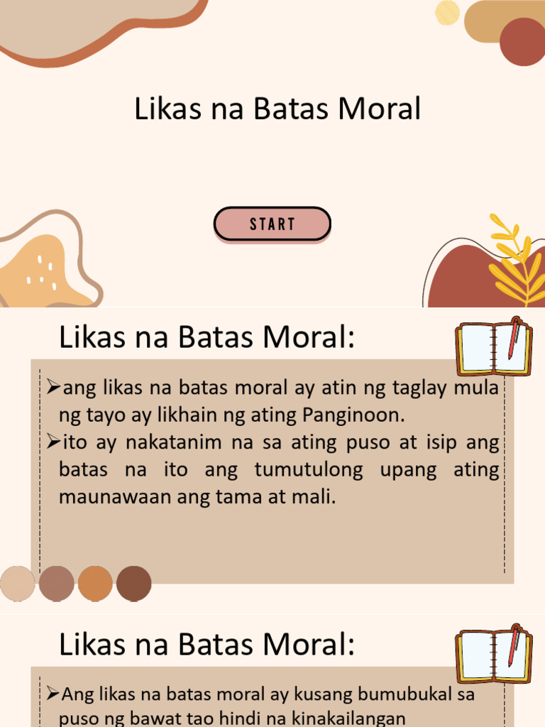 Likas Na Batas Moral | PDF