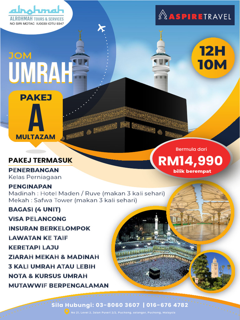 Pakej Umrah 20232024 R6 | PDF