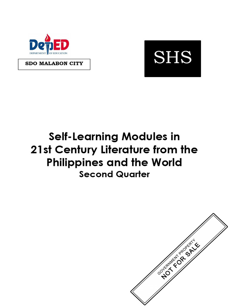 SDO 21st Century Lit 2Q Final | PDF | Zombies | Poetry SDO 21st Century Lit 2Q Final | PDF | Zombies | Poetry