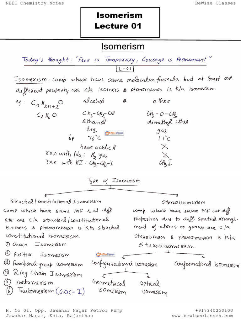 Isomerism | PDF