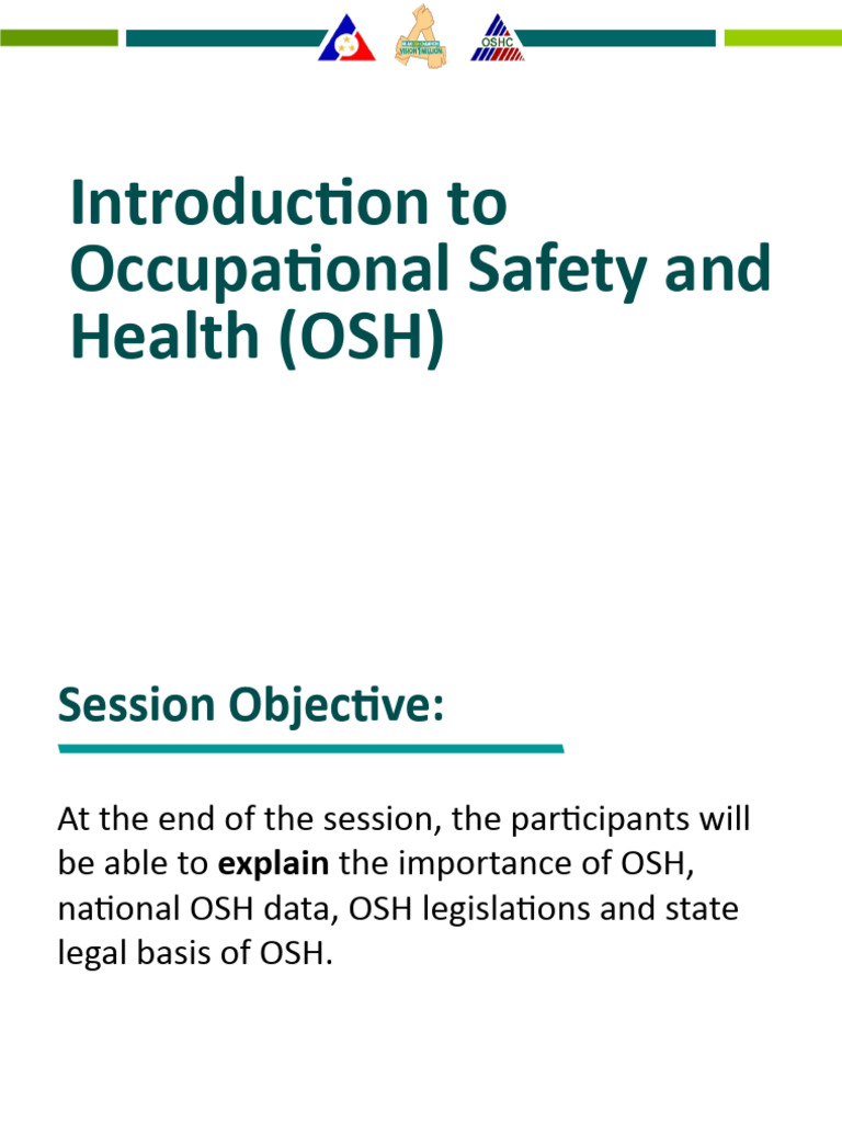 OSH Orientation (ISLE 2017-2018) | PDF | Occupational Safety And Health ...