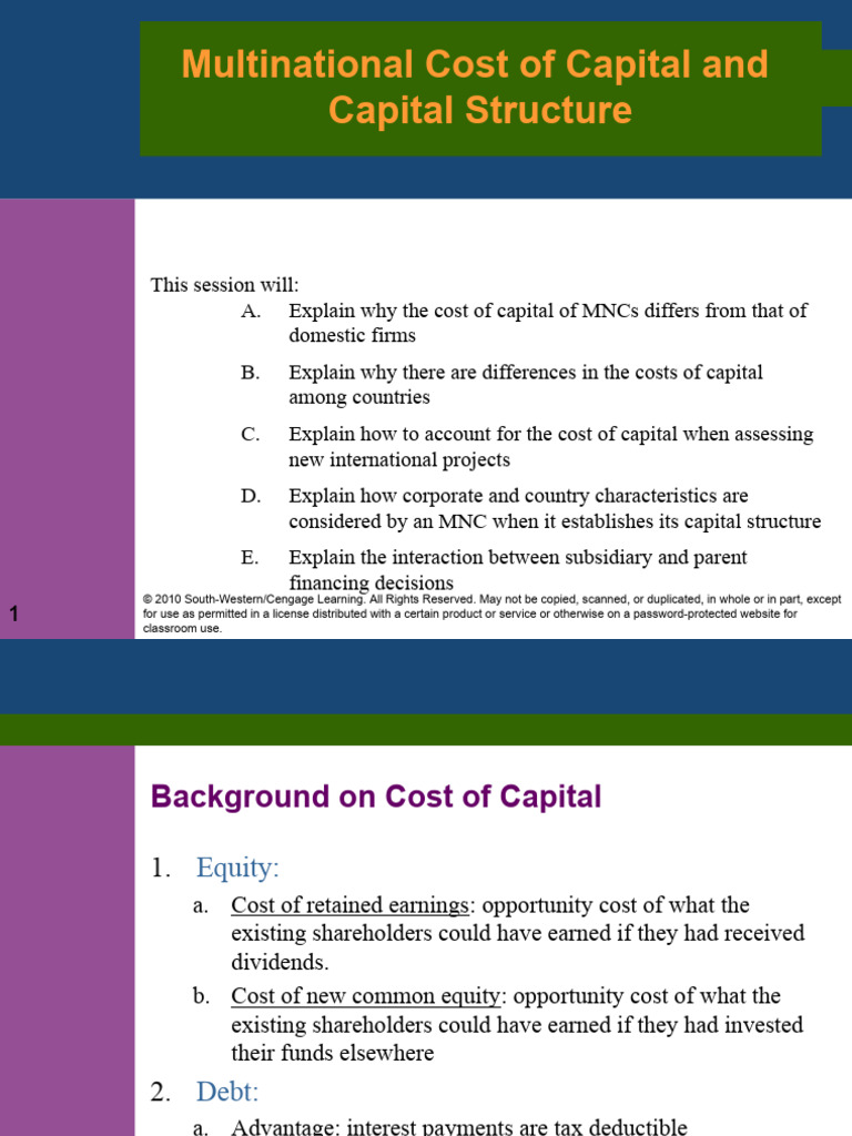 International Financial Management PPT Chap 1 | PDF | Cost Of Capital ... International Financial Management PPT Chap 1 | PDF | Cost Of Capital ...