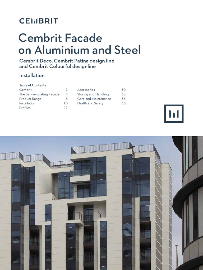 Cembrit Installation Alu and Steel 2021 Export | PDF | Wall | Rivet