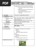 DLP (Days of The Week) 1st COT - Docx Version 1 | PDF