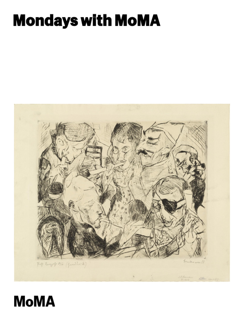 Mondays With MoMA 1 - 4 Beckmann | PDF