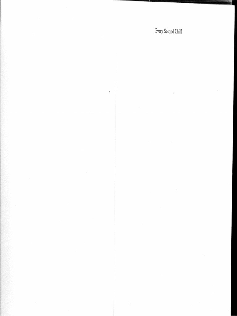 Every Second Child by Archie Kalokarinos | PDF