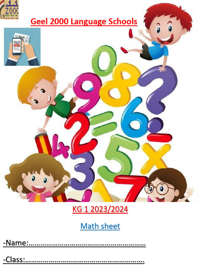 Math KG1 | PDF | Games & Activities | Teaching Methods & Materials