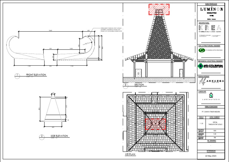 Detail Tanduk Atap Joglo | PDF