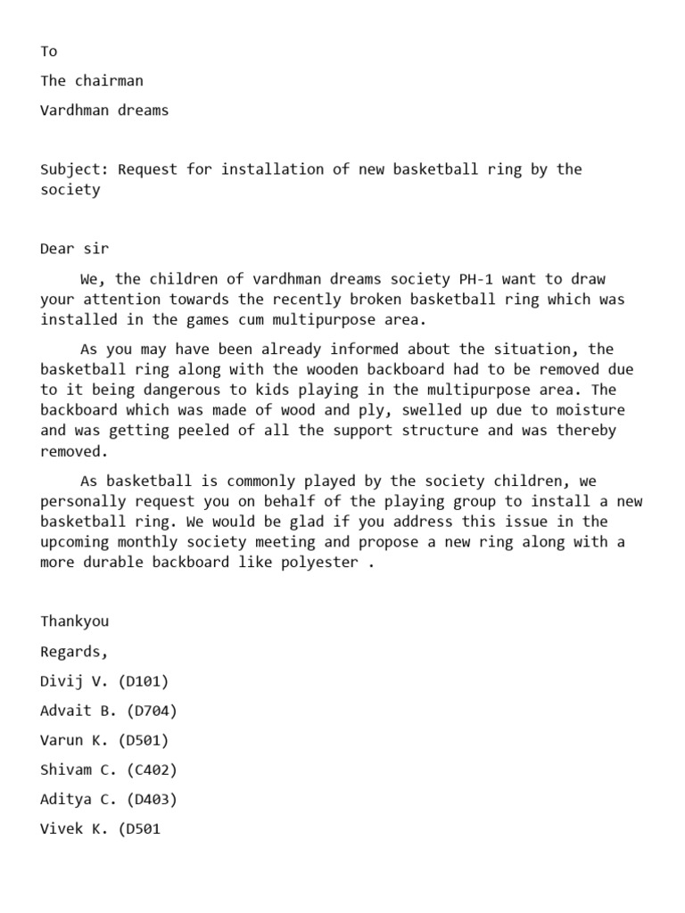 Basketball Letter | PDF | Sports & Recreation