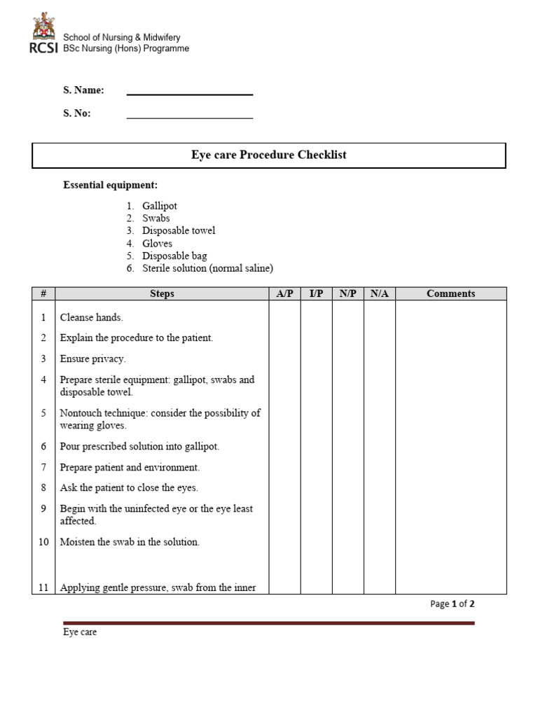 Eye Care | PDF