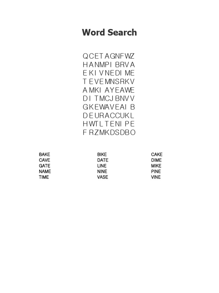 EFL Phonics 3 Unit 3 Word Search | PDF