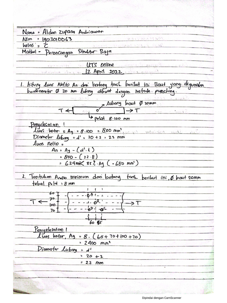 Aldan Zupana Andriawan - UTS - PSB - C | PDF