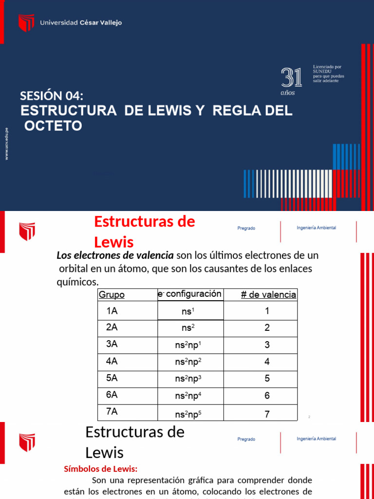 Sesion 04 Estructura De Lewis 1 Tagged Pdf Enlace Covalente