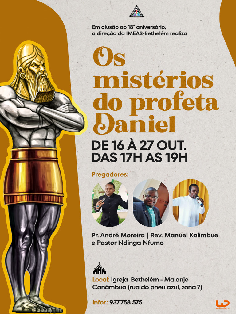 Flyer - Os Misterios Do Profeta Daniel | PDF