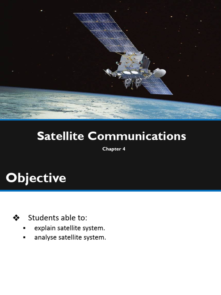 Chapter 3 - Satellite - 20192020 | PDF | Communications Satellite | Apsis