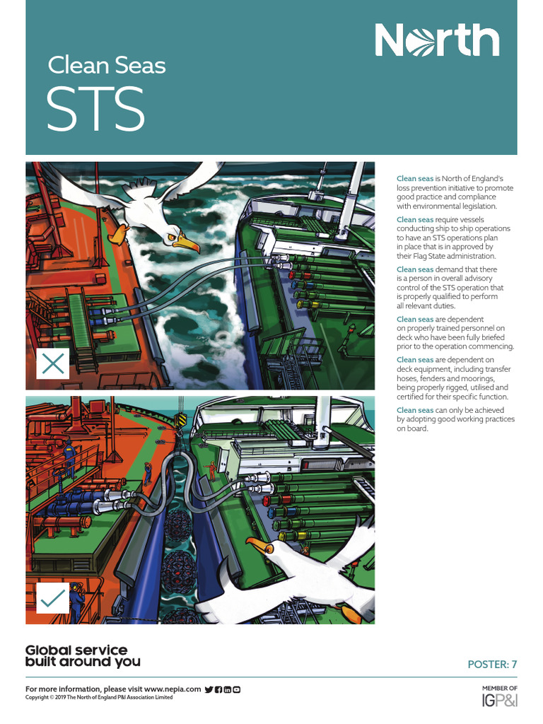 Poster 7 STS Clean Seas Poster | Download Free PDF | Shipping | Water ...