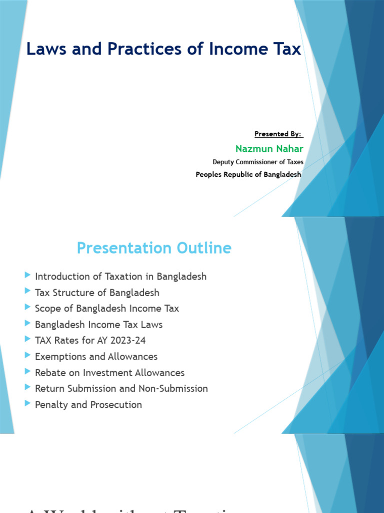 Laws and Practices of Income Tax | PDF | Taxes | Direct Tax