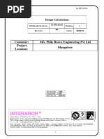 Structural Design-Calculation Report - PDF | PDF | Structural Steel | Screw