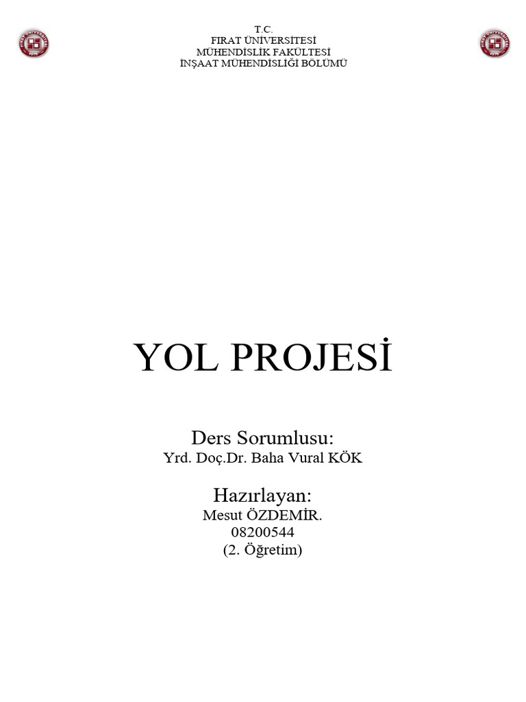 Yol Projesi | PDF