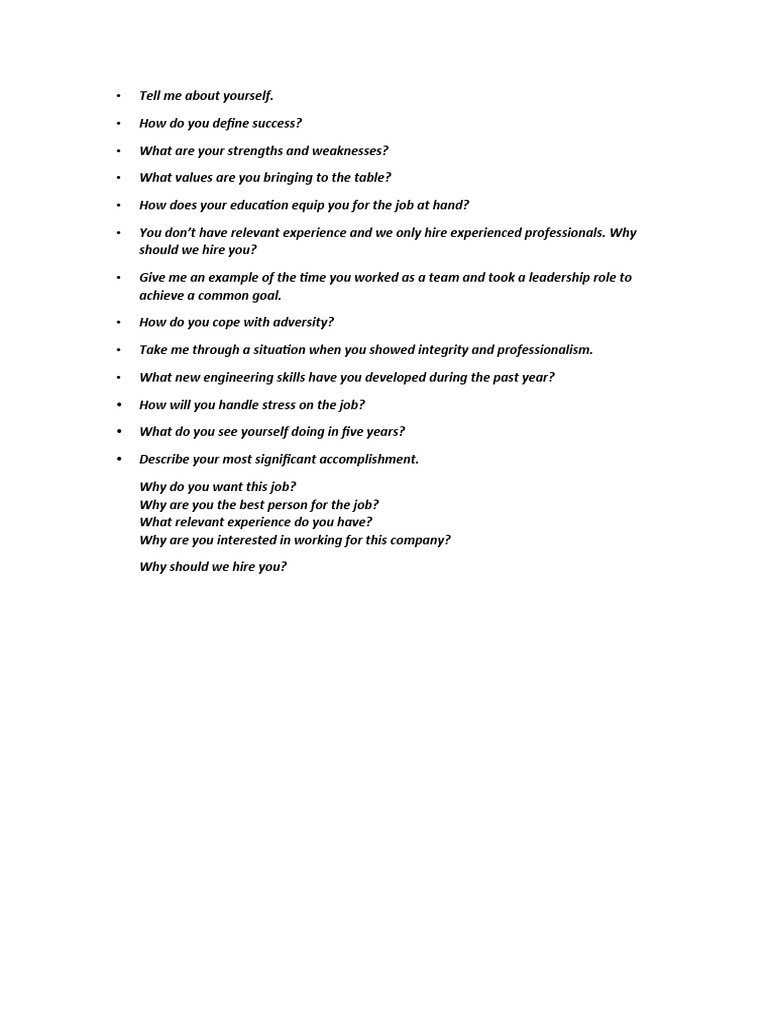 Interview Skills | PDF Interview Skills | PDF
