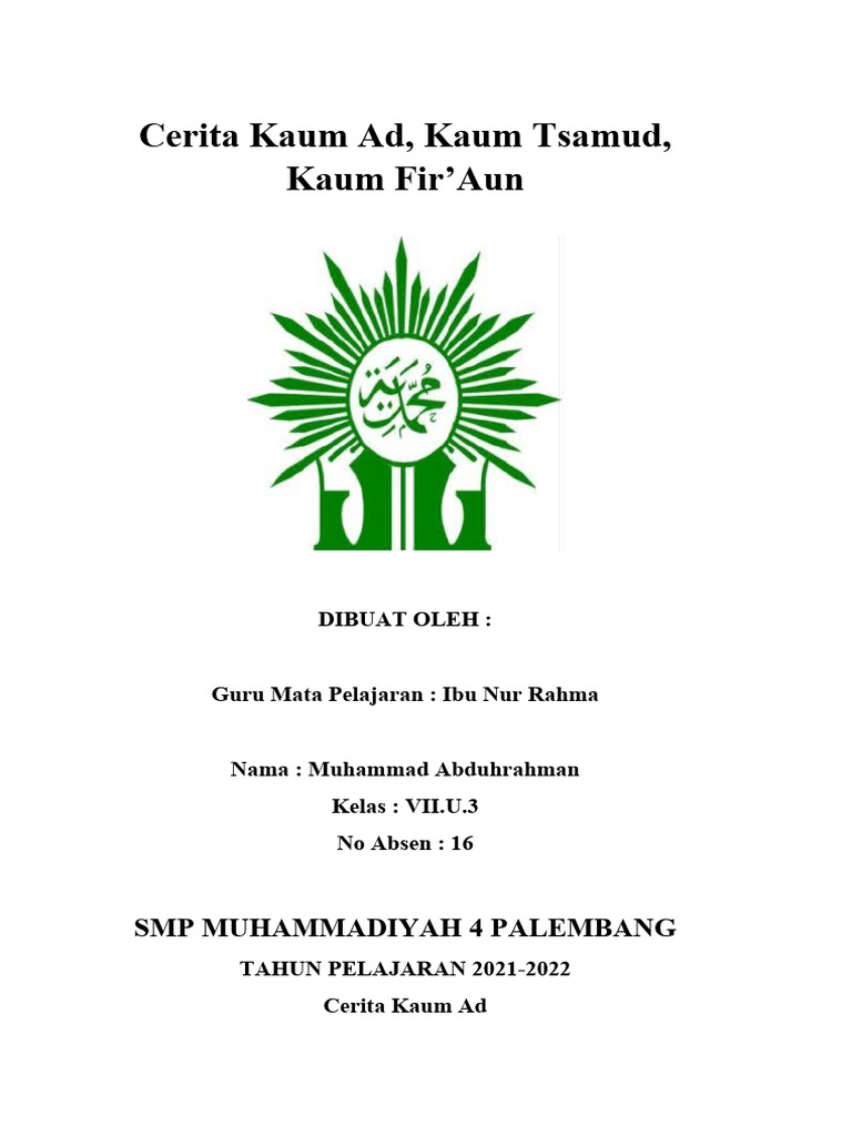 Kisah Kaum Ad dan Tsamud | PDF