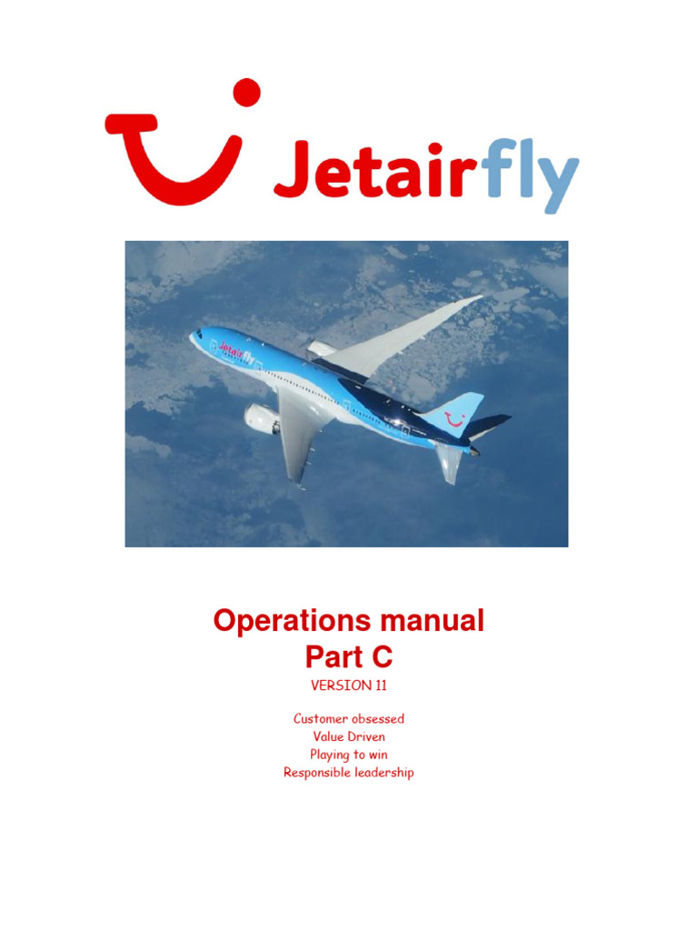 Operations Manual Part C: Customer Obsessed Value Driven Playing To Win ...