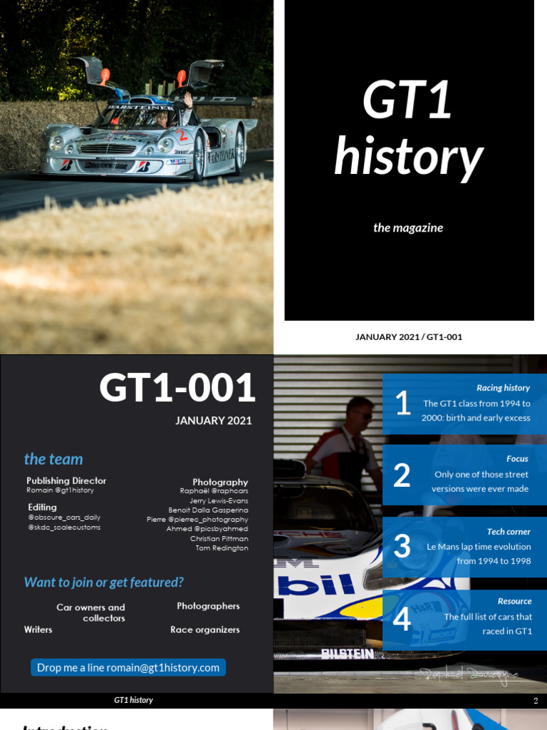 GT1 001 | PDF | Sports Car Racing | Car