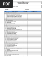 Vessel Inspection Checklist | PDF | Ships