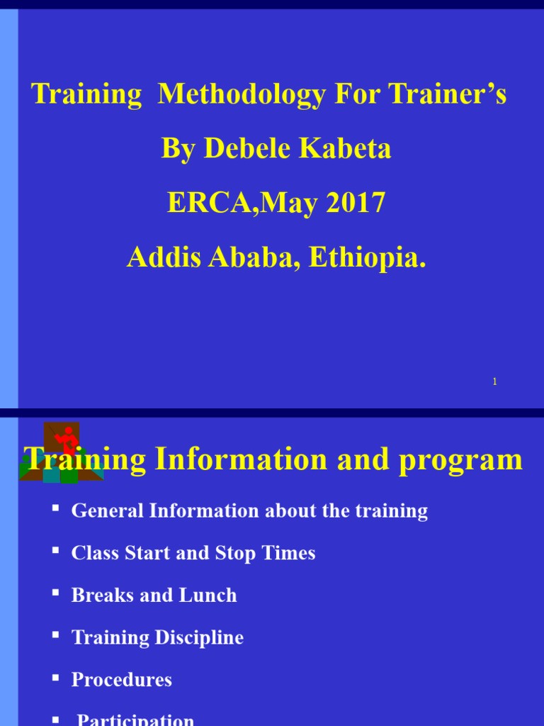Effective Training Methodology Guide | PDF | Methodology | Information