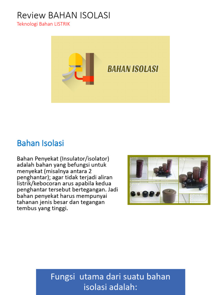 Panduan Lengkap Bahan Isolasi Listrik | PDF
