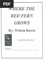 Summary of Where the Red Fern Grows | PDF