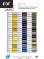 Ral Colour Card | PDF