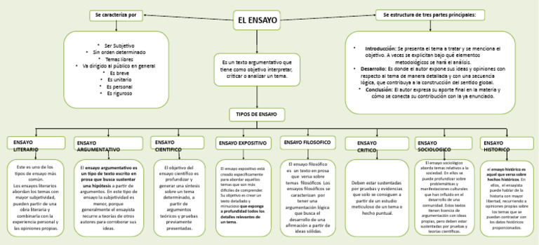 Mapa Conceptual Del Ensayo | PDF | Ensayos | Science