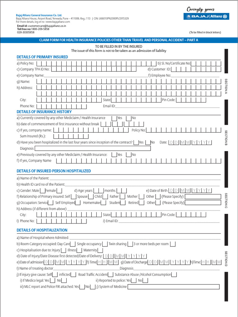 Claim Form GMC | PDF | Cheque | Payments