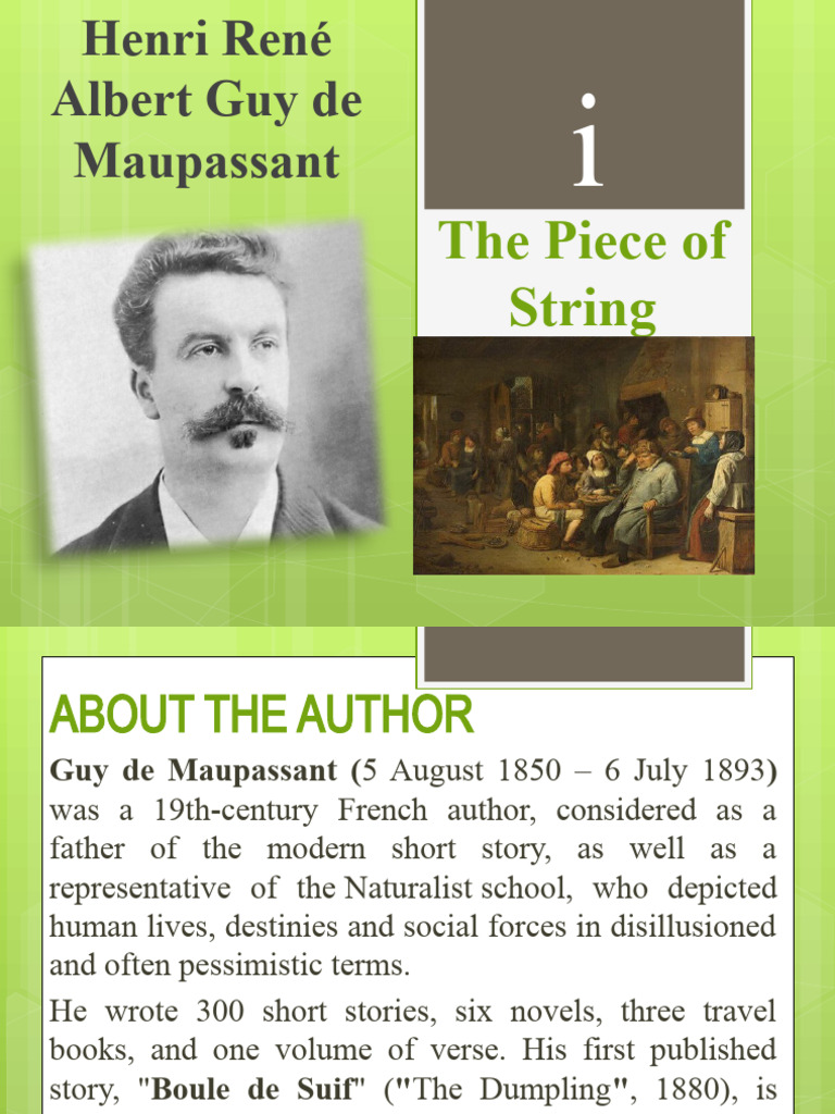 The Piece of String | PDF | Guy De Maupassant
