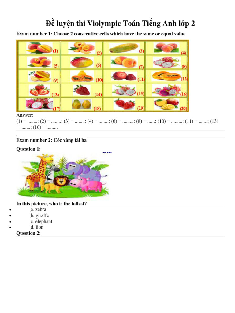 de-luyen-thi-violympic-toan-tieng-anh-lop-2 | PDF