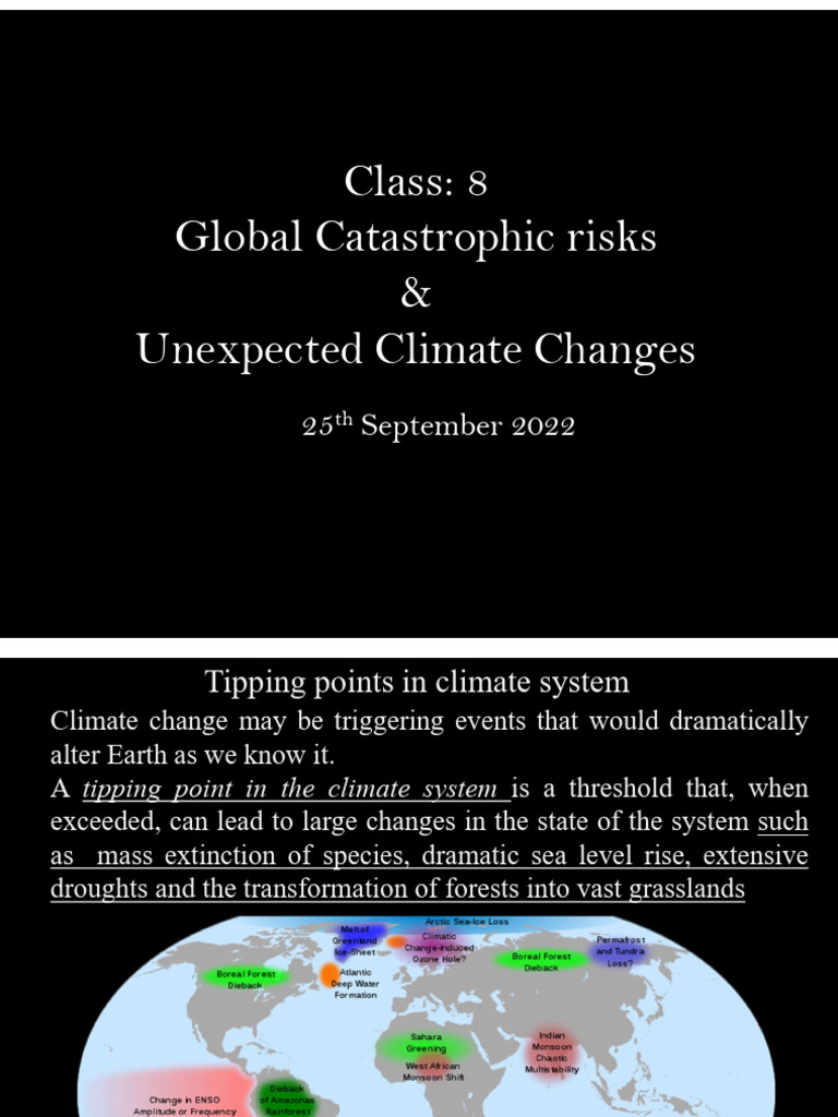Class-8 Global Catastrophes-Unexpected Climate Changes | PDF | Climate ...