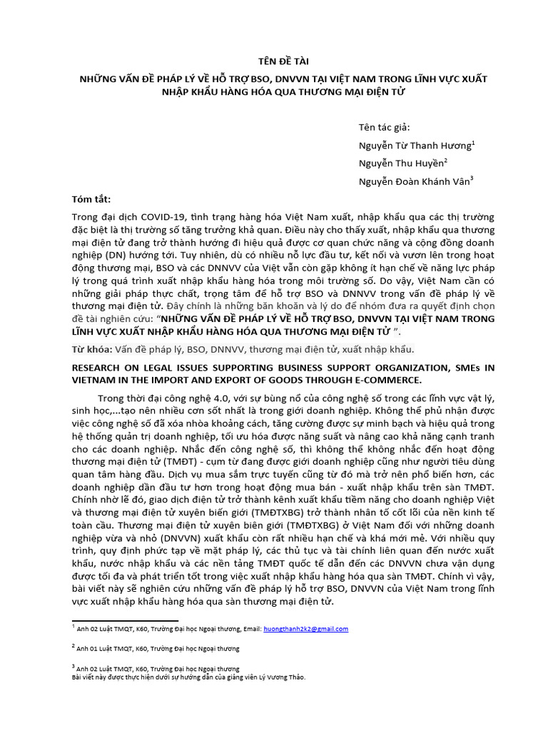 BÀI VIẾT NCKH | PDF